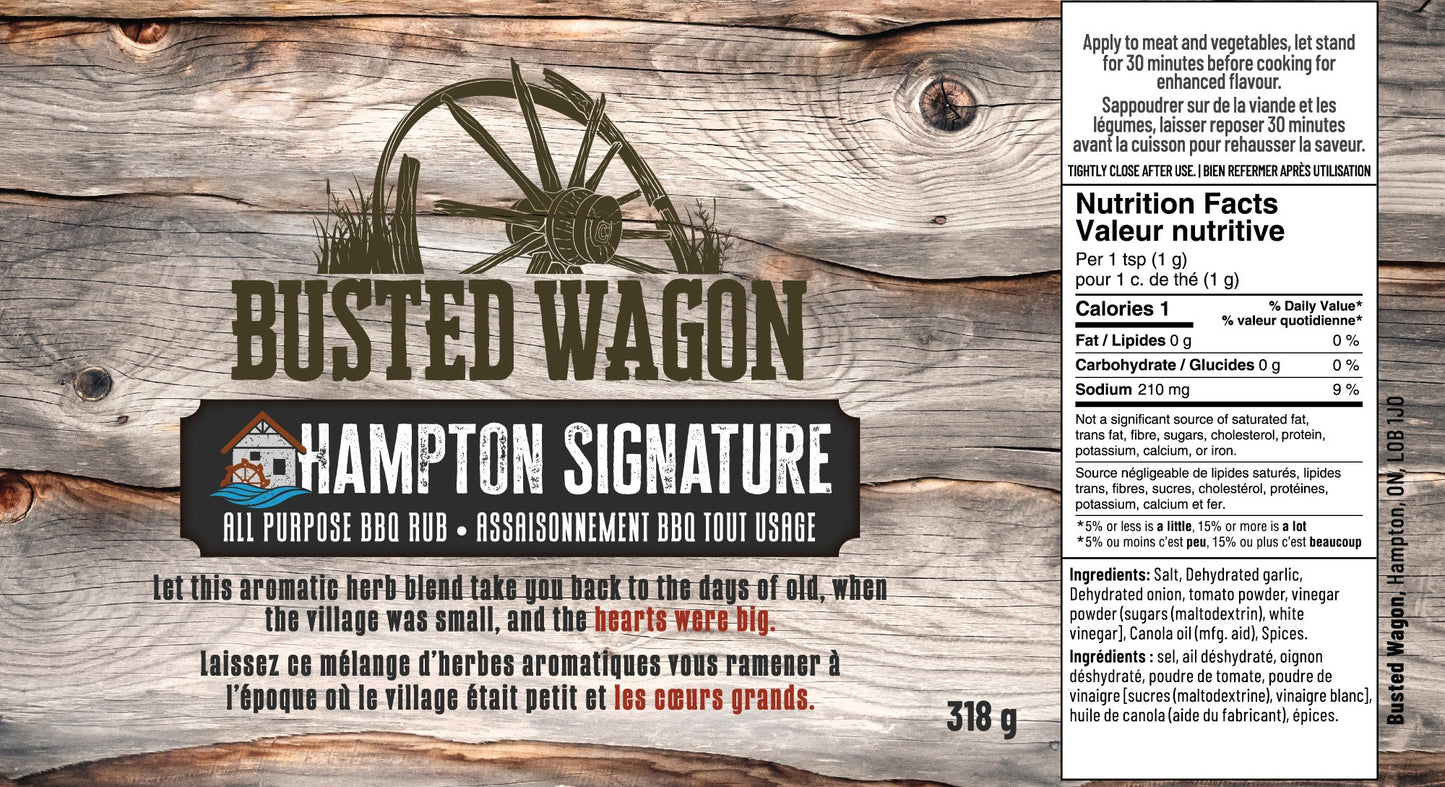 Hampton Signature All Purpose BBQ Rub – Busted Wagon BBQ